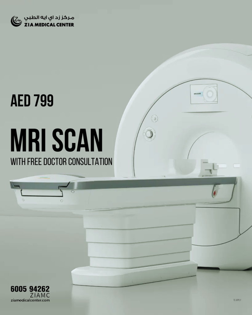 MRI Scan with Consultation | AED 799 | Zia Medical Center Dubai