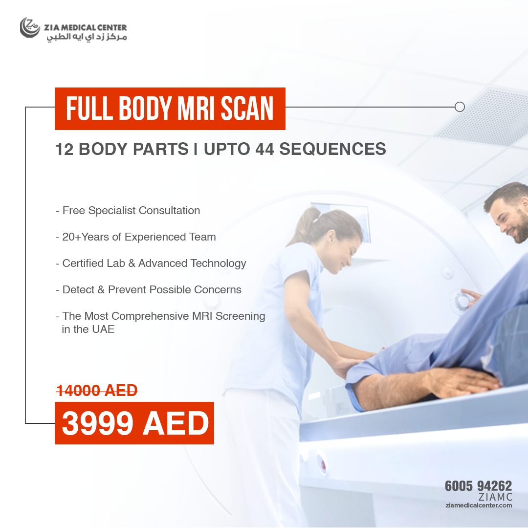 Flat 50% Off on Full Body MRI Screening - Zia Medical Center, Dubai